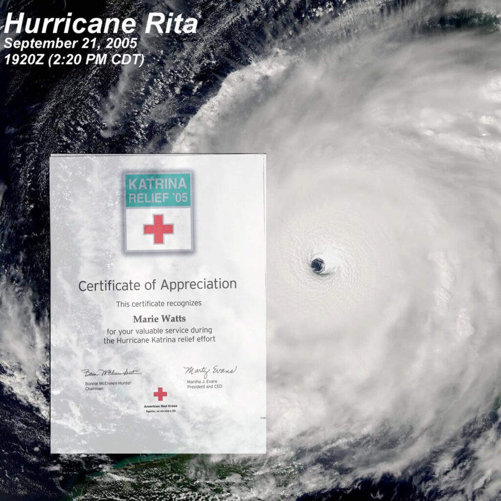 Hurricane Rita: 1 ugly little sister - Marie W. Watts, Writer